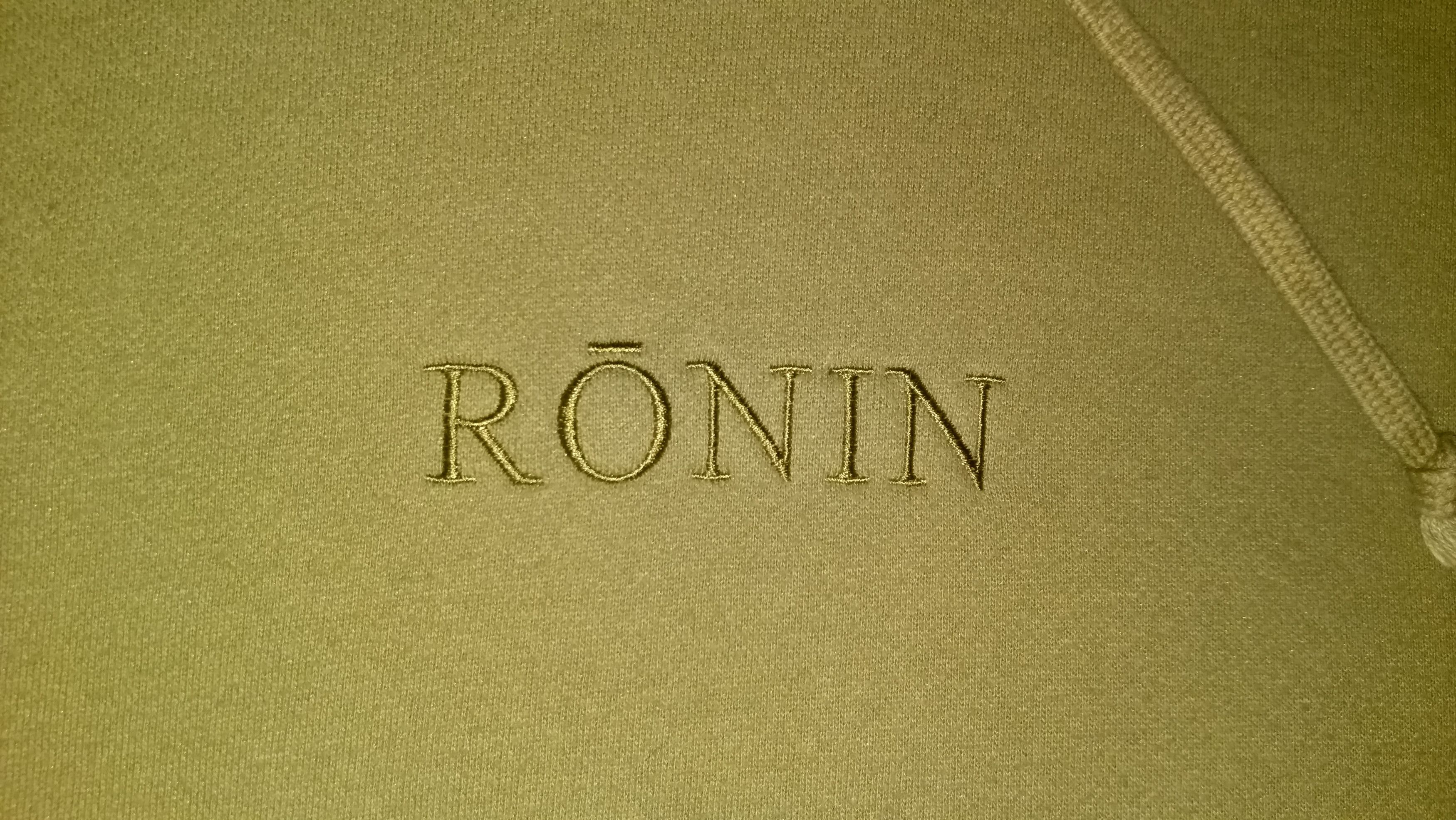 Ronin Division Olive Tonal Embroidered hoodie | Grailed