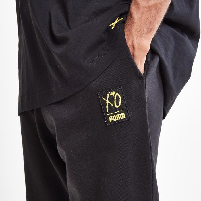 Puma $158 Puma X XO The Weeknd Black Fleece Jogger Sweatpants | Grailed