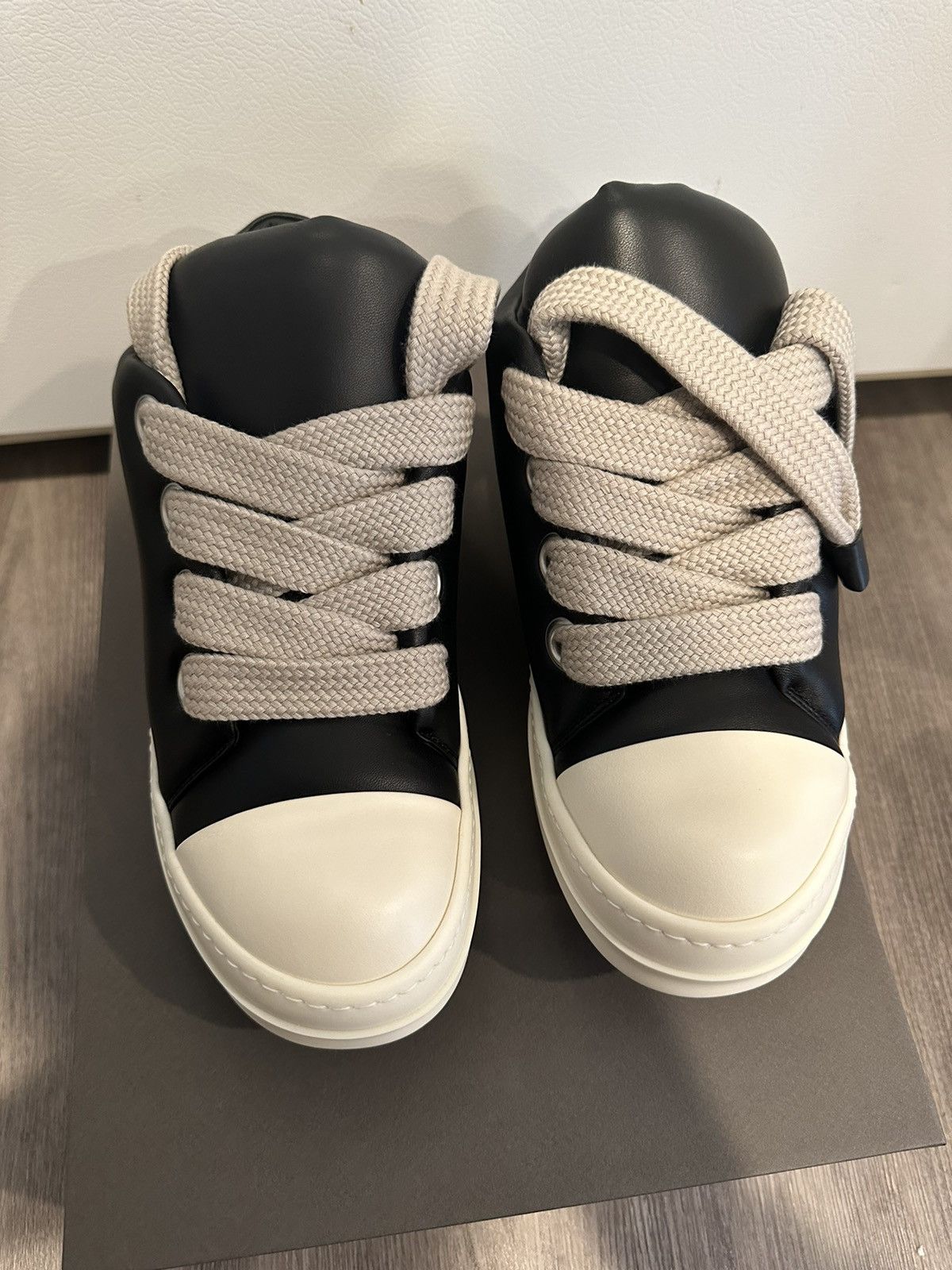 Rick Owens Rick Owens Jumbo Lace Padded Ramones Size 39 | Grailed