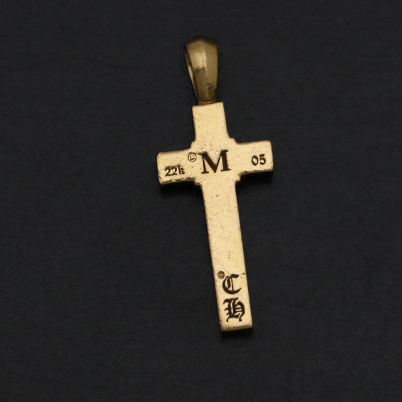 Chrome Hearts Chrome Hearts Gold Cross Pendant | Grailed