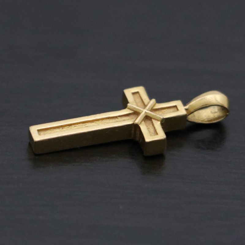 Chrome Hearts Chrome Hearts Gold Cross Pendant | Grailed