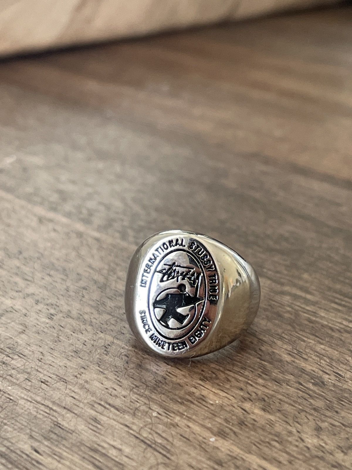 Streetwear × Stussy × Vintage Vintage Stussy Surfer Ring | Grailed