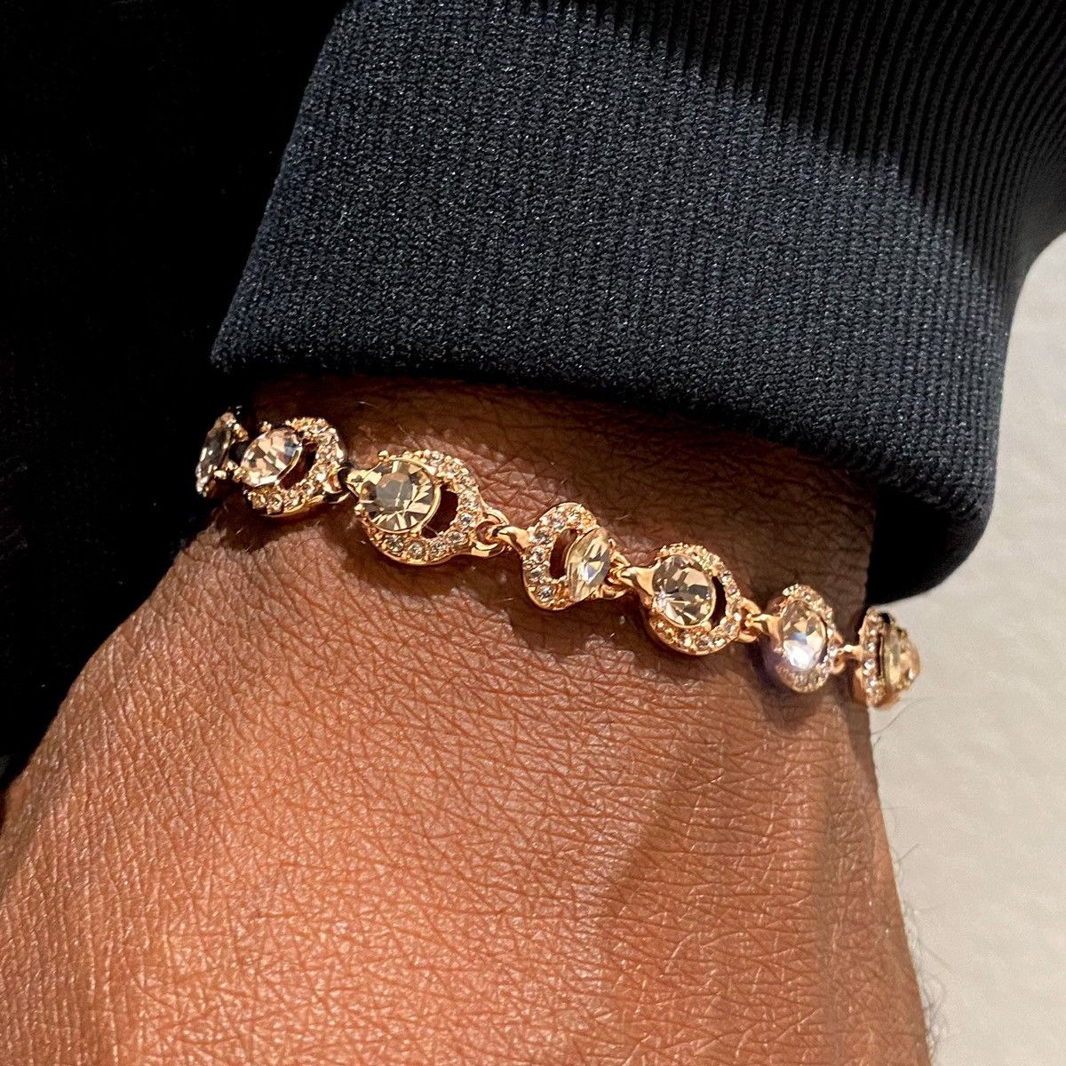 Givenchy GIVENCHY ROSE GOLD ORB LINK BRACELET Grailed