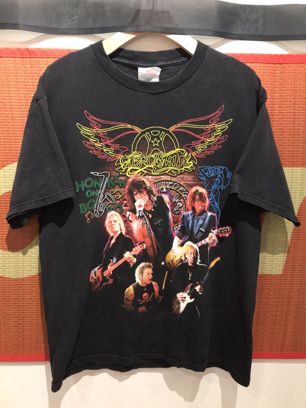 Vintage Vintage 2004 Aerosmith rock band AOP all over print tour | Grailed