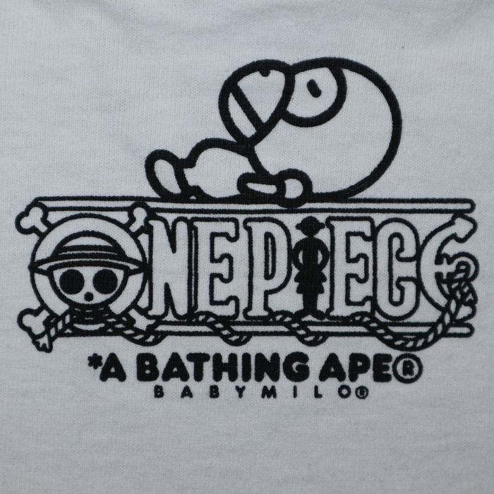 Bape Bape x One Piece Baby Milo Ape Head Tee | Grailed