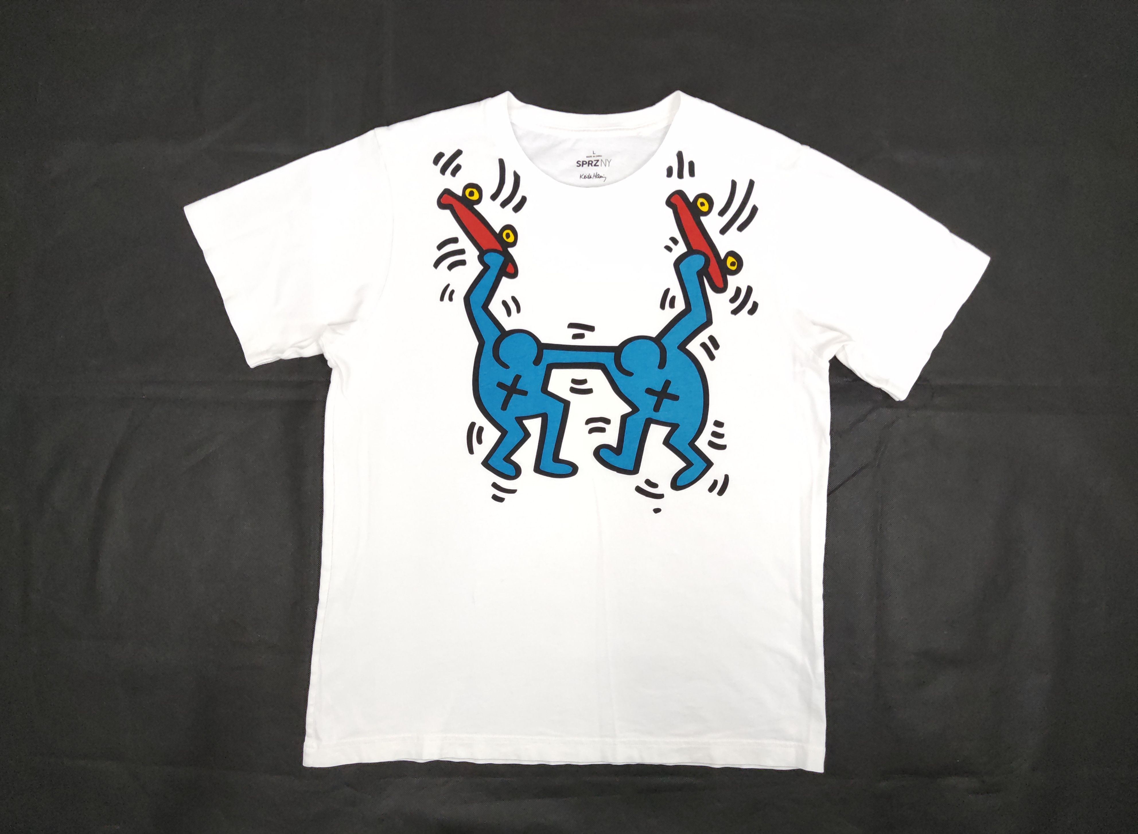 Art × Keith Haring × Streetwear Keith Haring SPRZ NY Skate Best Buddies ...