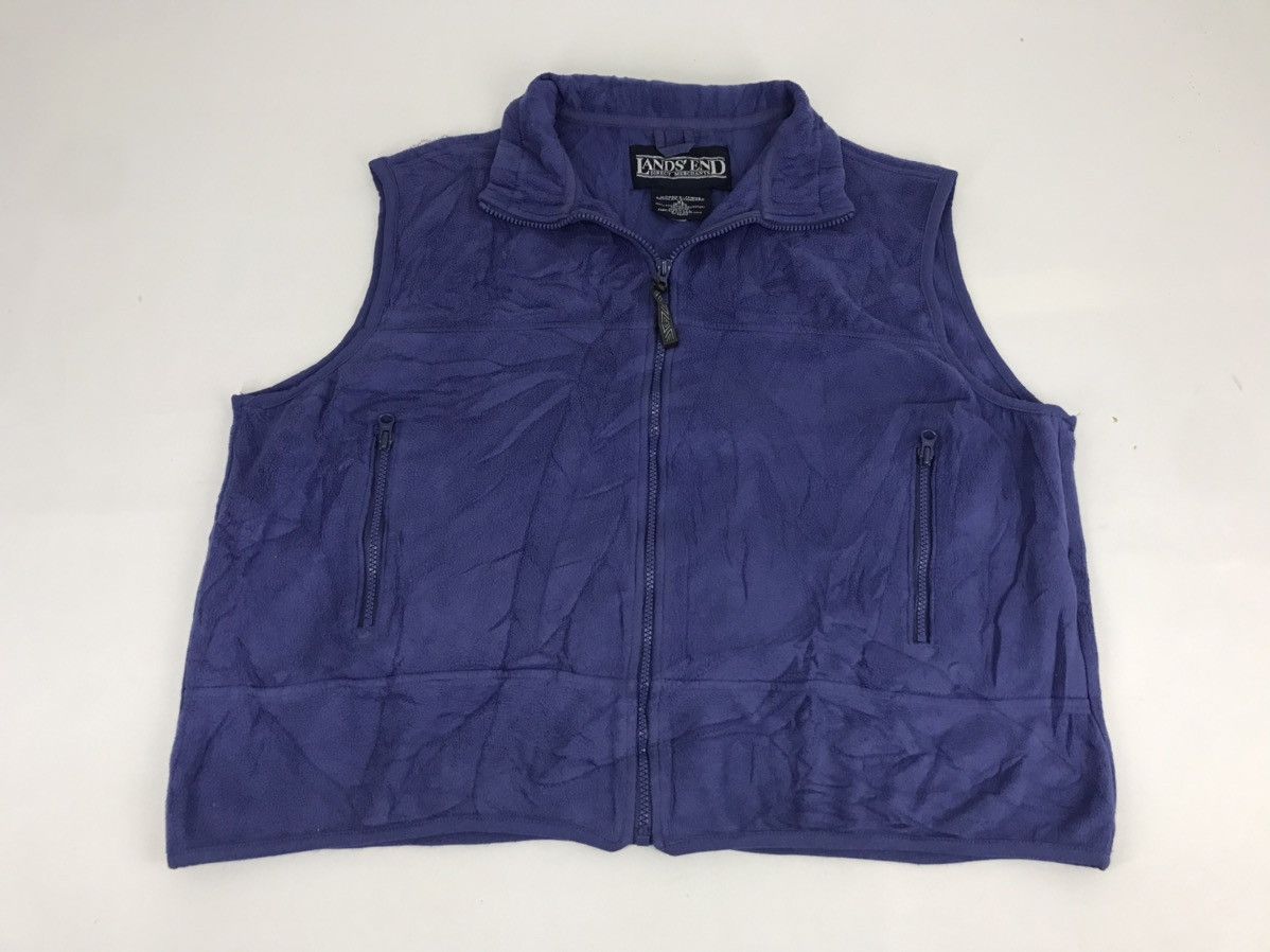 Lands End × Streetwear × Vintage Vintage Lands’ End USA Polartec Vest ...