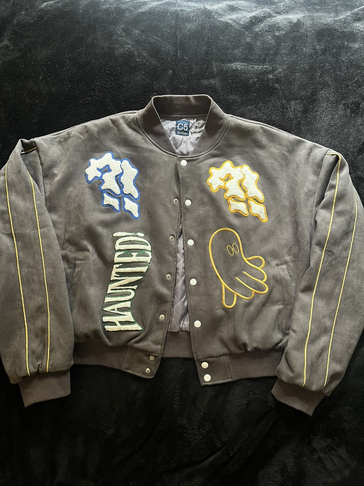 Rare Blu Boy “Haunted” Bomber | Grailed