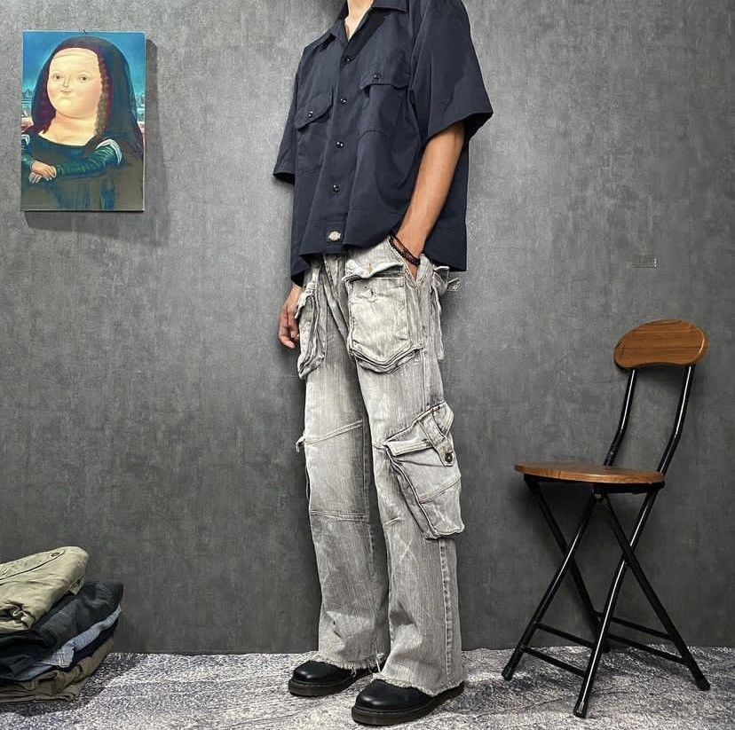 Beauty Beast × Hysteric Glamour × PPFM 🔥 Rare Design Travis Scott Tactical Multi Pocket Brown ...