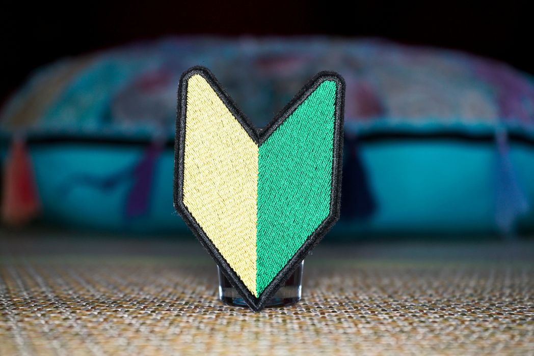 Handmade Shoshinsha, Wakaba Leaf, Arrow, Japan, Racing, Racer Patch ...