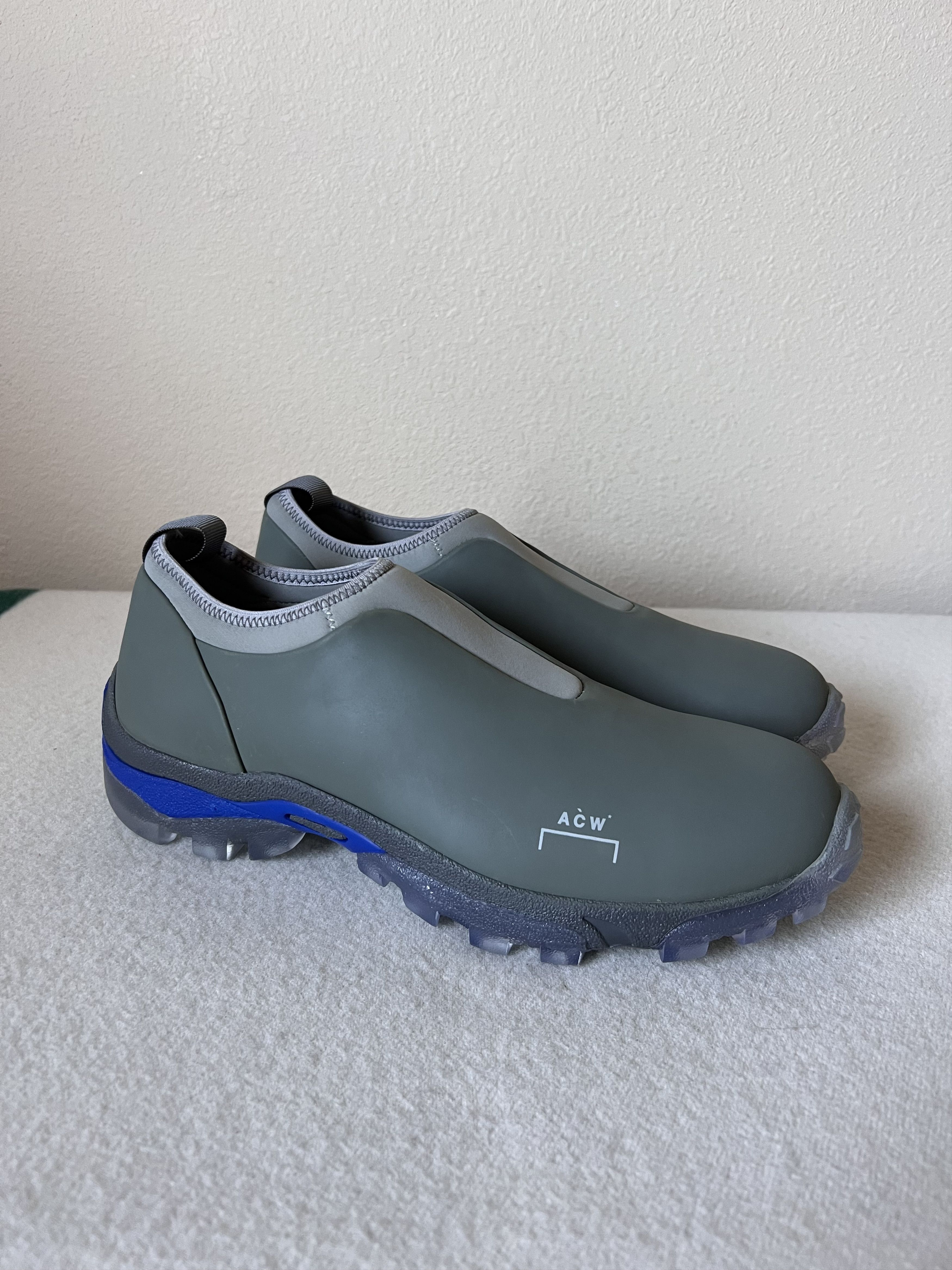 A Cold Wall A Cold Wall Leather Dirt Moc in Grey | Grailed