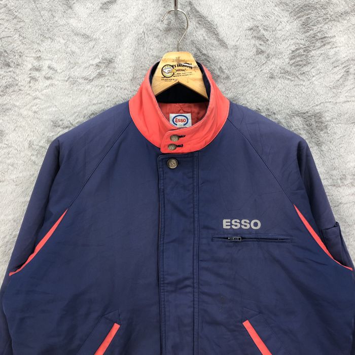 Vintage ESSO back Big Logo Uniform Jacket #4876-37 | Grailed