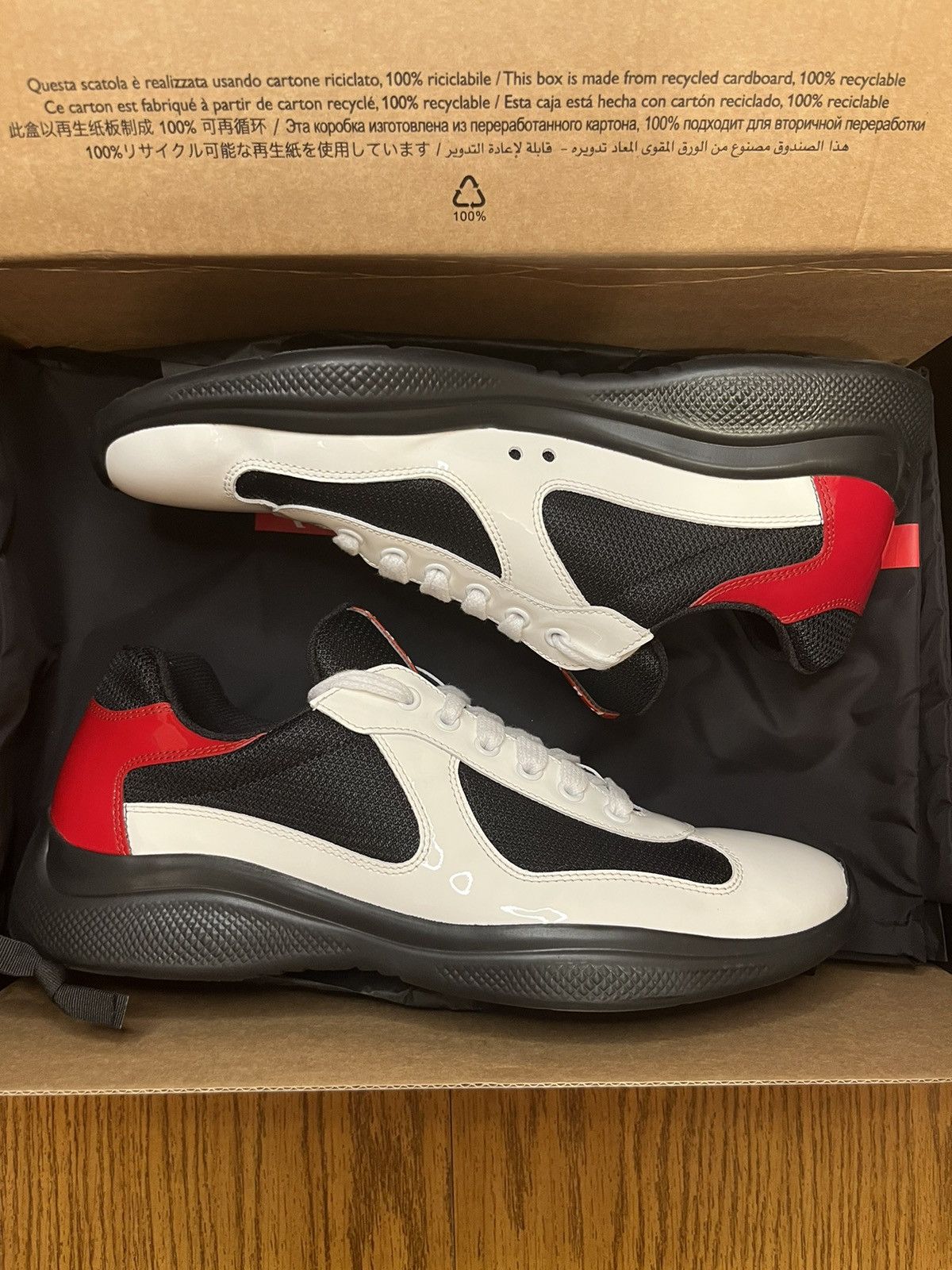 Prada Prada Americas Cup Low-Top Sneaker | Grailed