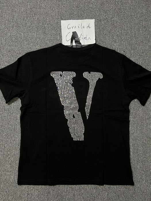 Vlone DS vlone friends Rhinestone tee | Grailed