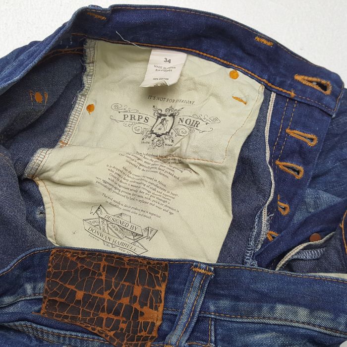 Vintage PRPS NOIR Japanese Streetwear Style Jeans | Grailed