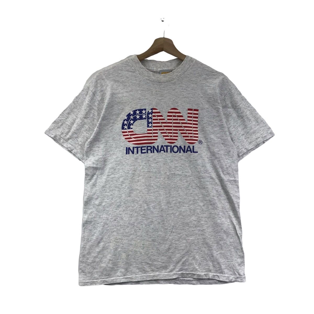 Vintage Vintage 90s CNN INTERNATIONAL 1994 Cable News T shirt | Grailed