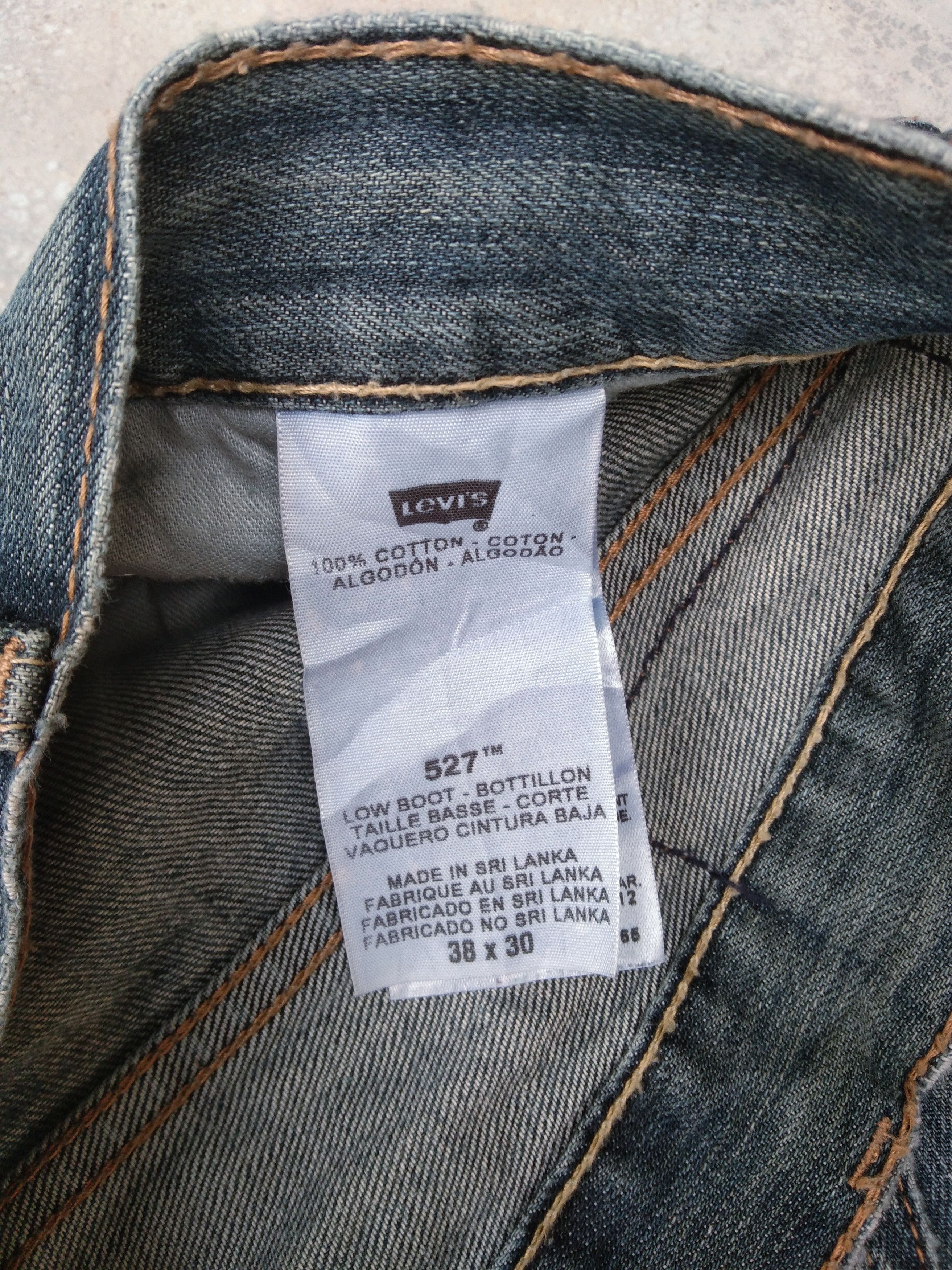 Levi's Vintage Levi's Jeans 527 Boot Cut Distressed Denim 38x30 | Grailed