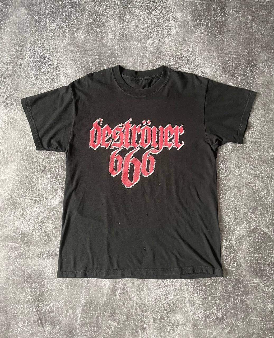 Band Tees × Rock T Shirt × Vintage Vintage Destroyer 666 Very rare t ...