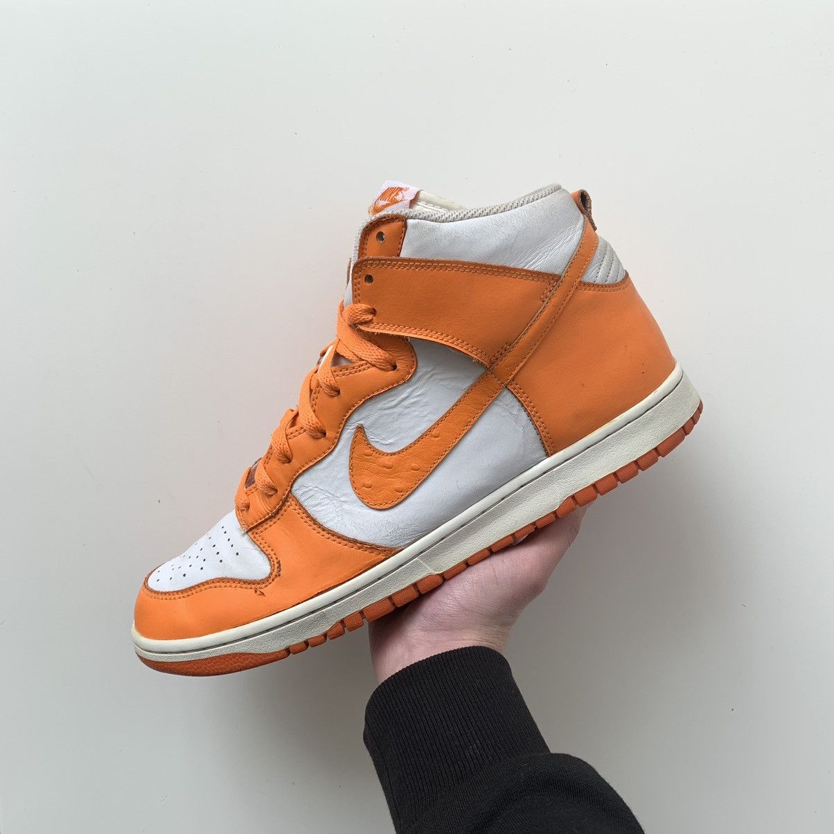 Nike 2011 Nike Dunk High Ostrich Pack Mandarin Orange | Grailed