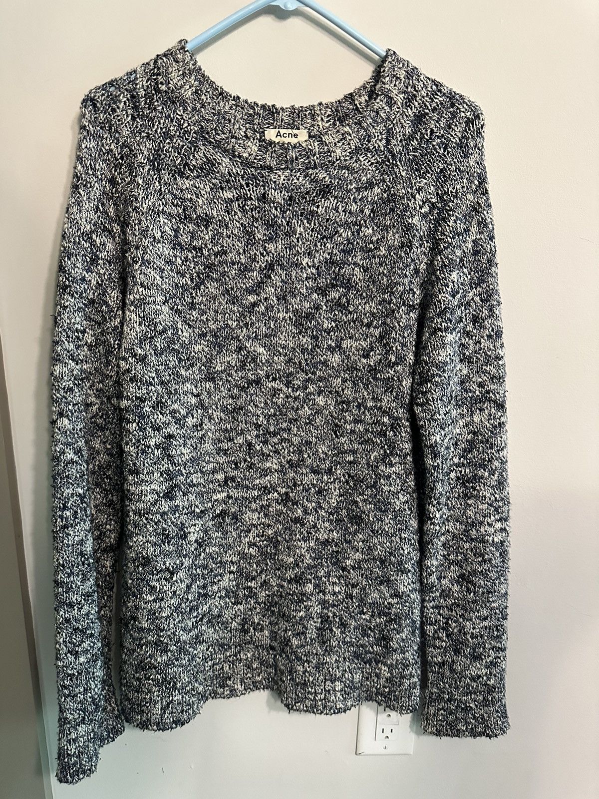 Acne Studios RARE GRAIL acne studios salt and pepper knit sweater | Grailed