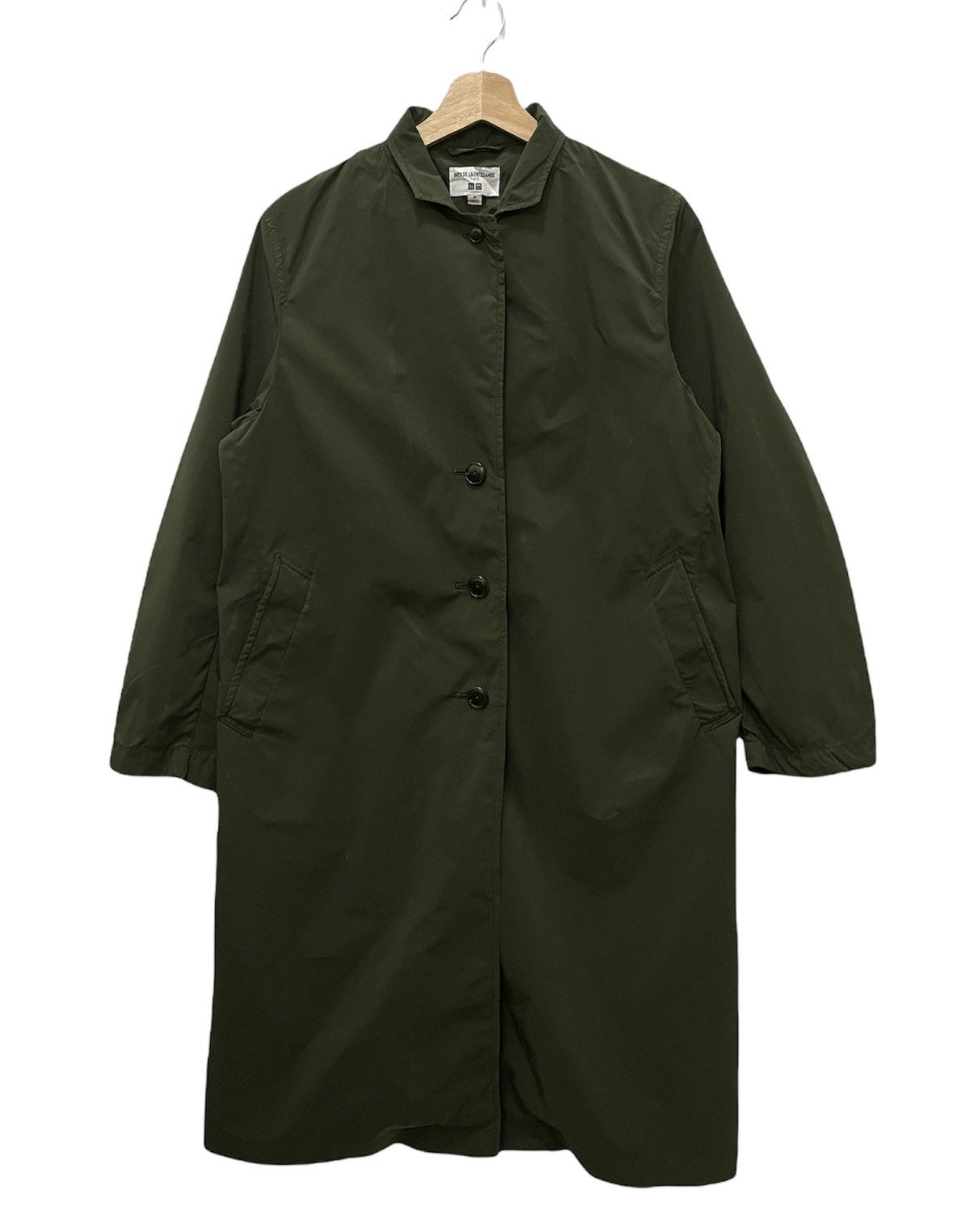 Designer × Japanese Brand × Uniqlo Uniqlo X Ines De La Fressange Paris Green Long Coat | Grailed