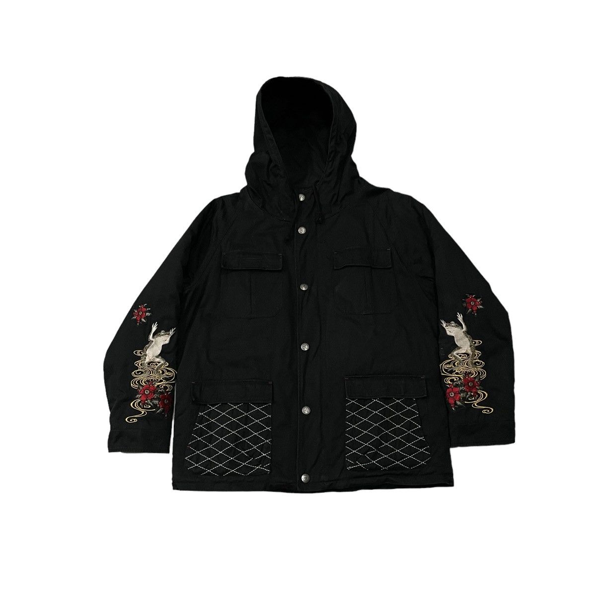 Japanese Brand Vintage Triple Star Party Sanma Ruichi Puffer Jacket ...
