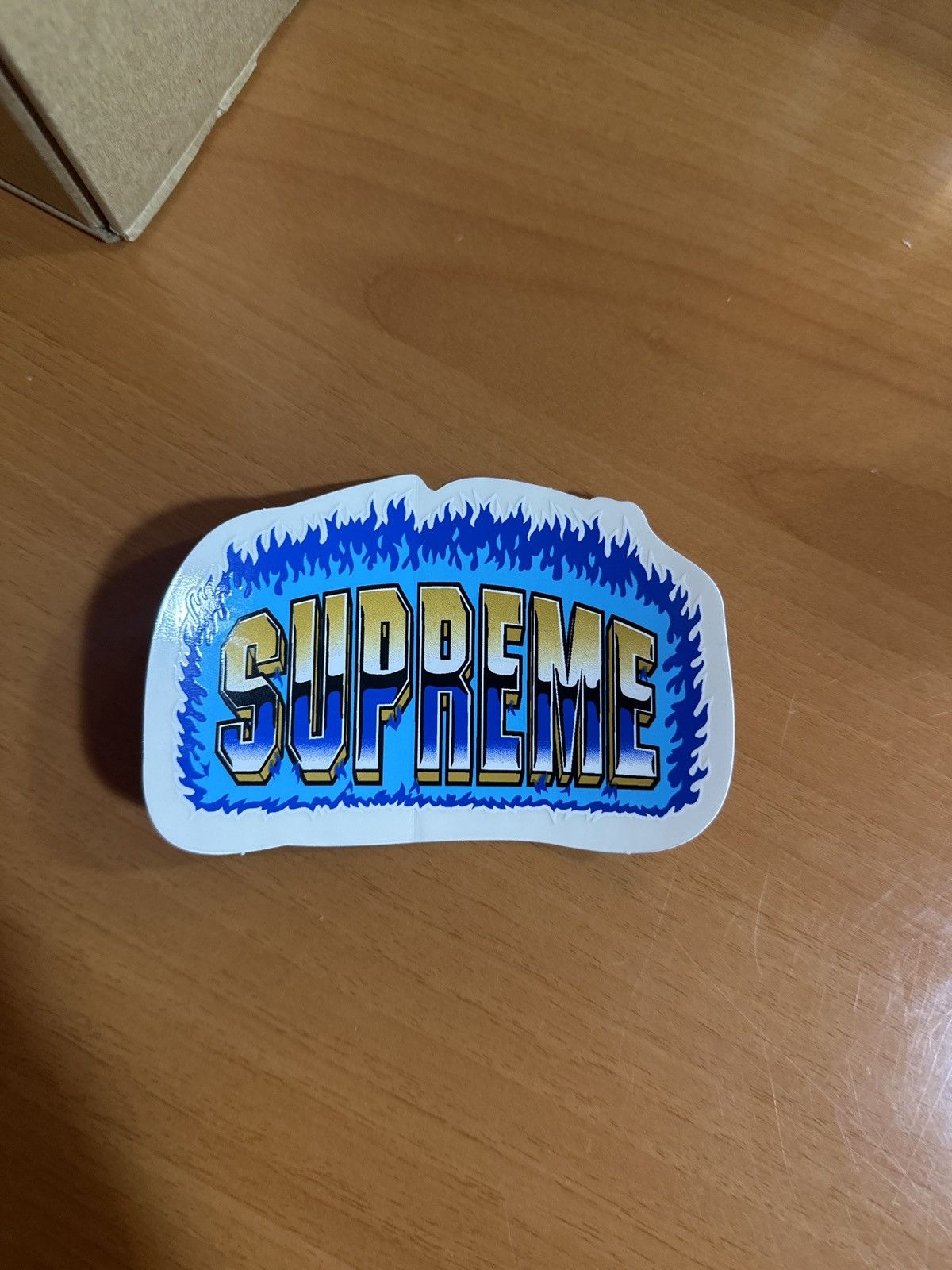 Stickers × Streetwear × Supreme Supreme Blue Flames Sticker | Grailed