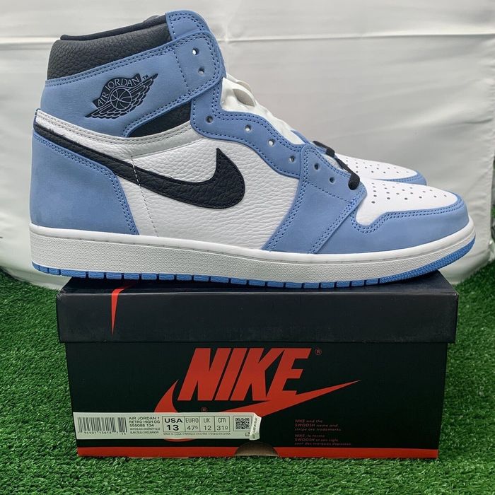 Jordan Brand Air Jordan 1 Retro Hi OG University Blue 555088-134 Size ...