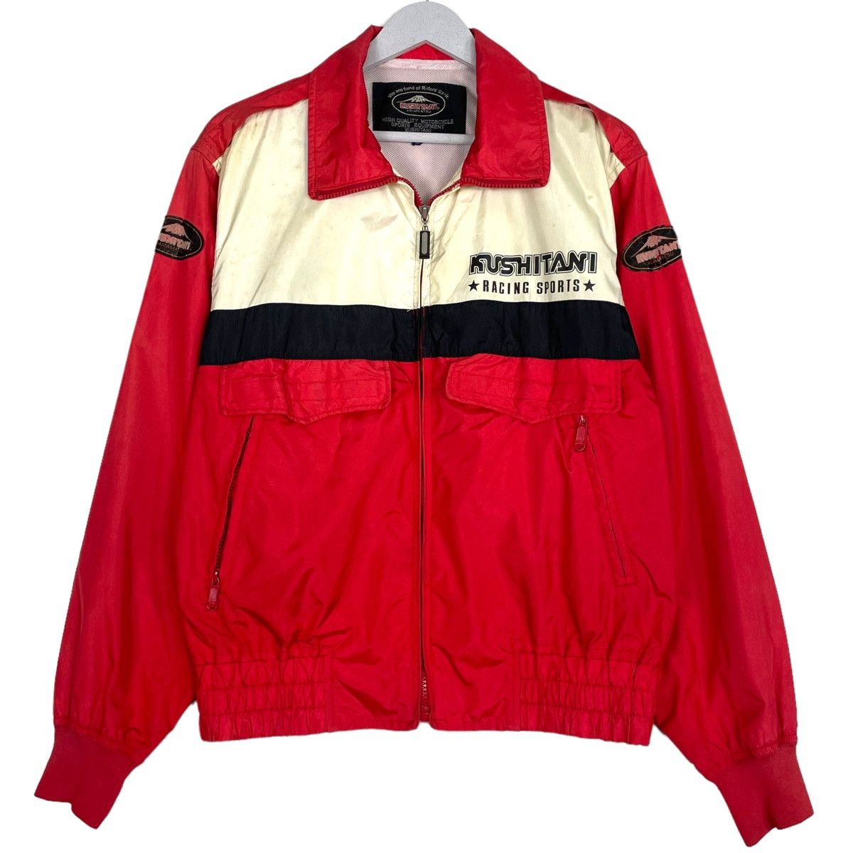 Japanese Brand 💥90s JAPAN KUSHITANI RACING TEAM USA MOTORSPORT JACKET ...