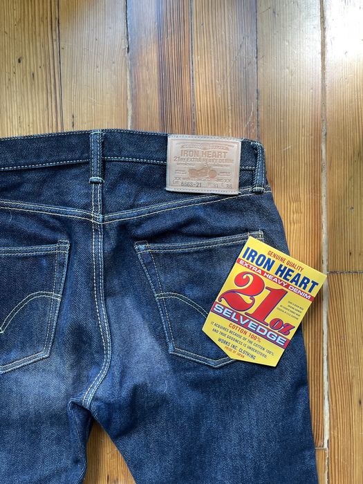 Iron Heart Iron Heart 21oz 666 lightly faded | Grailed