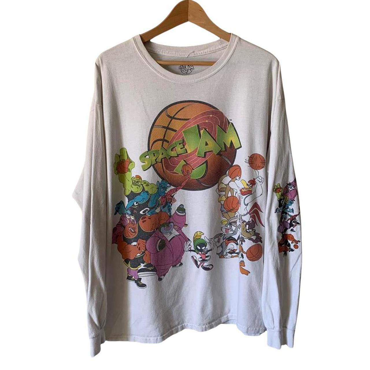 Vintage nba bulls michael jordan space jam Looney Tunes basketball ...