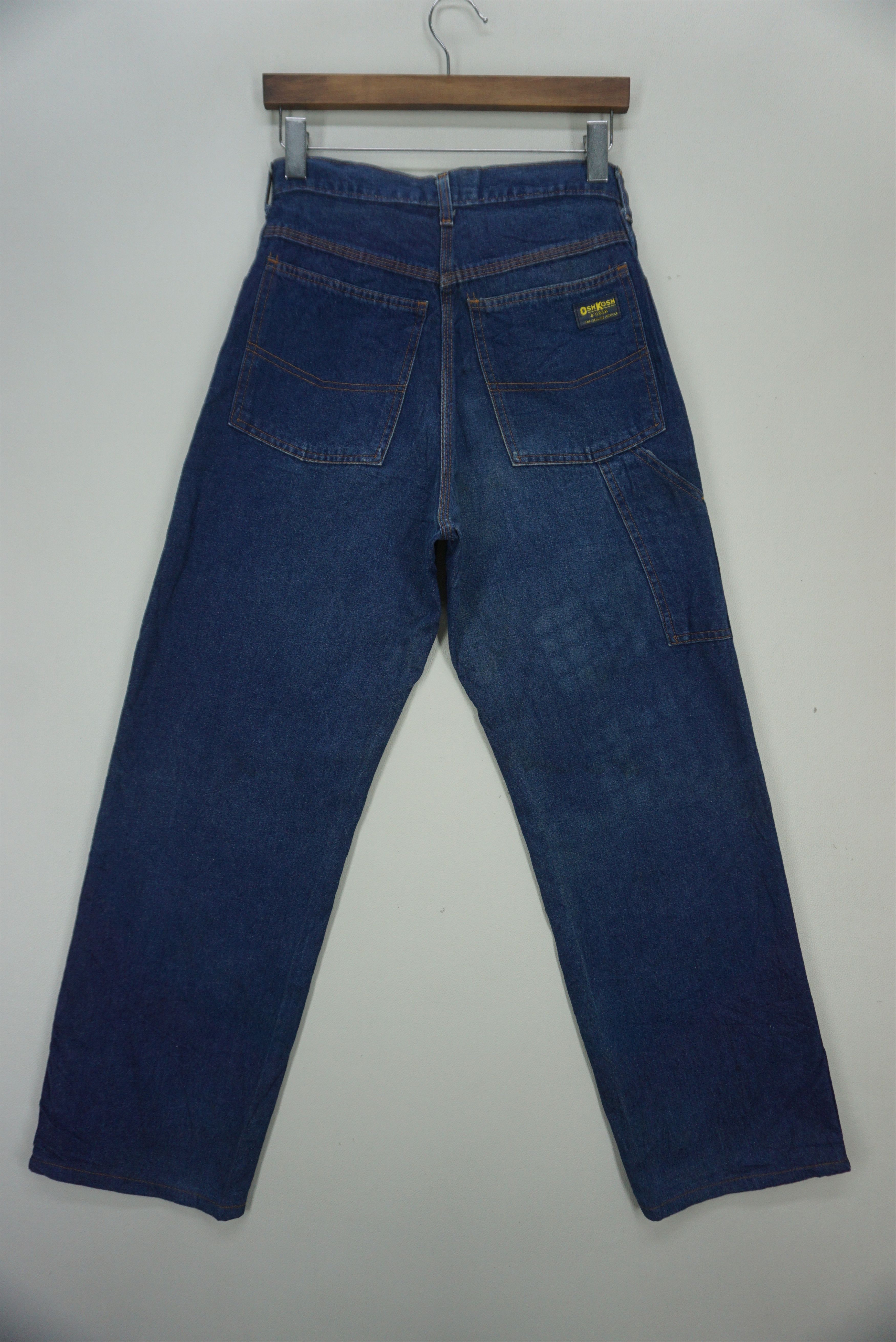 Oshkosh × Vintage × Workers 80s 90s Carpenter Workwear Hickory Jeans ...