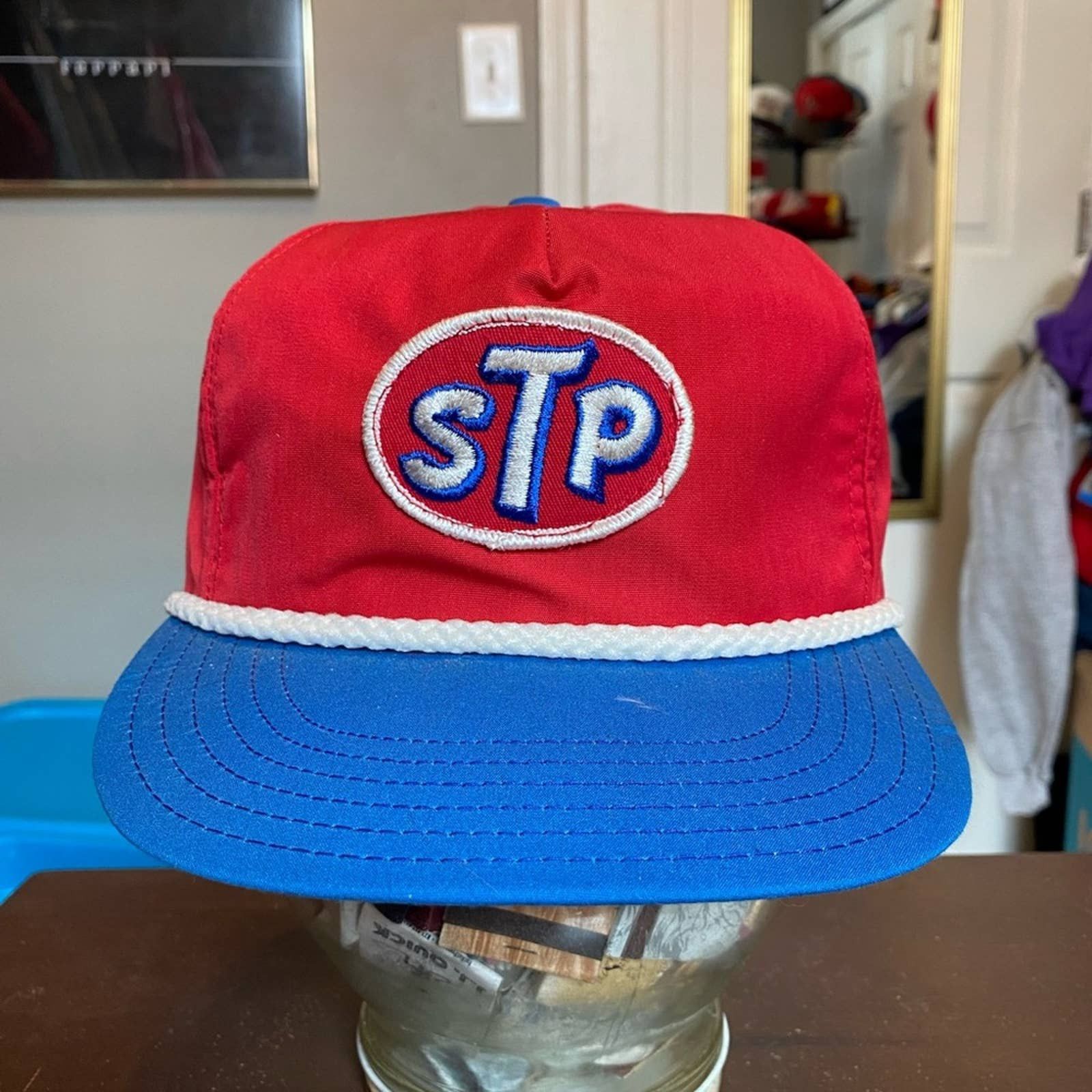NASCAR Vintage STP Trucker 80s Snapback | Grailed