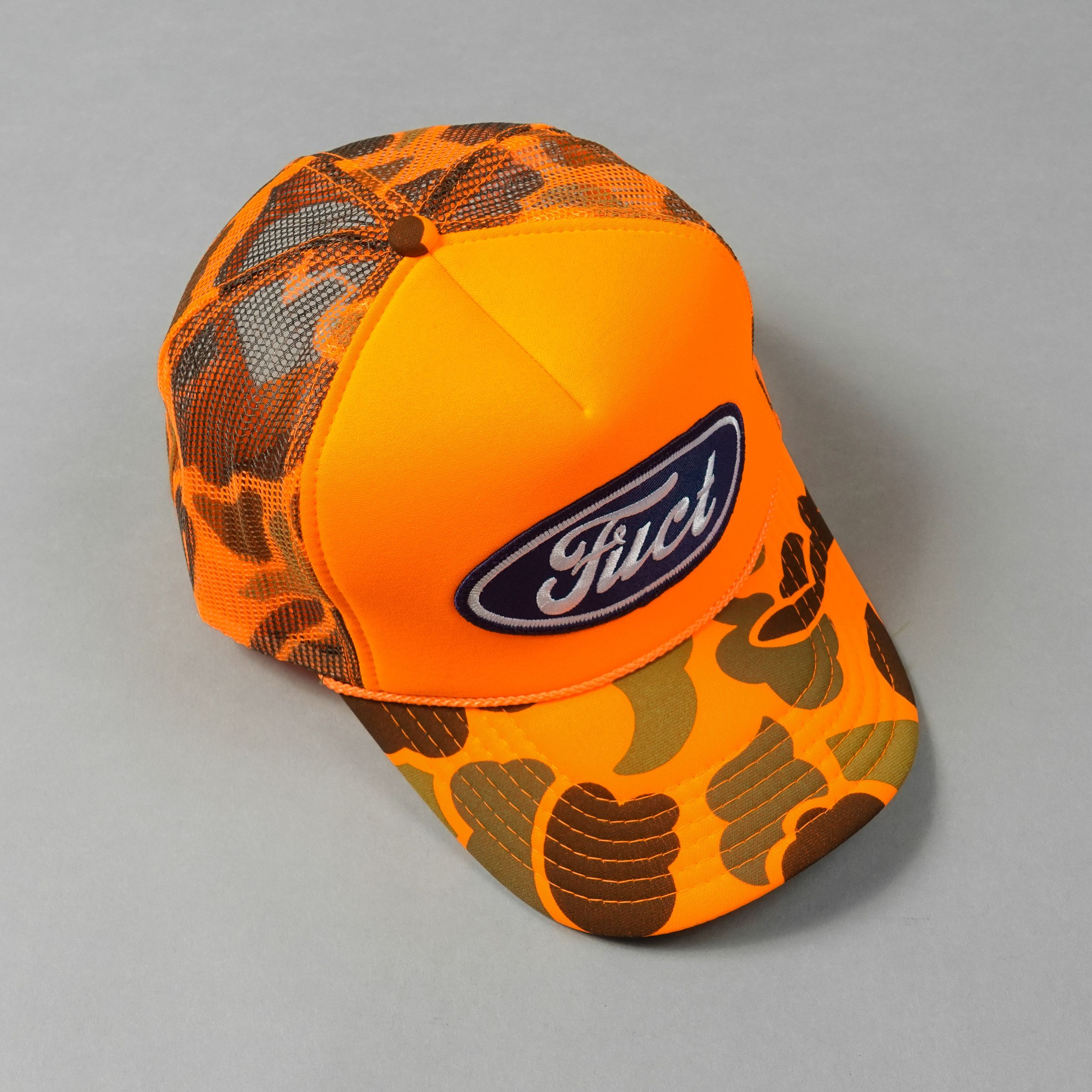 Designer × FUCT × Japanese Brand FUCT® HUNTING CAMO LOGO SNAPBACK ...