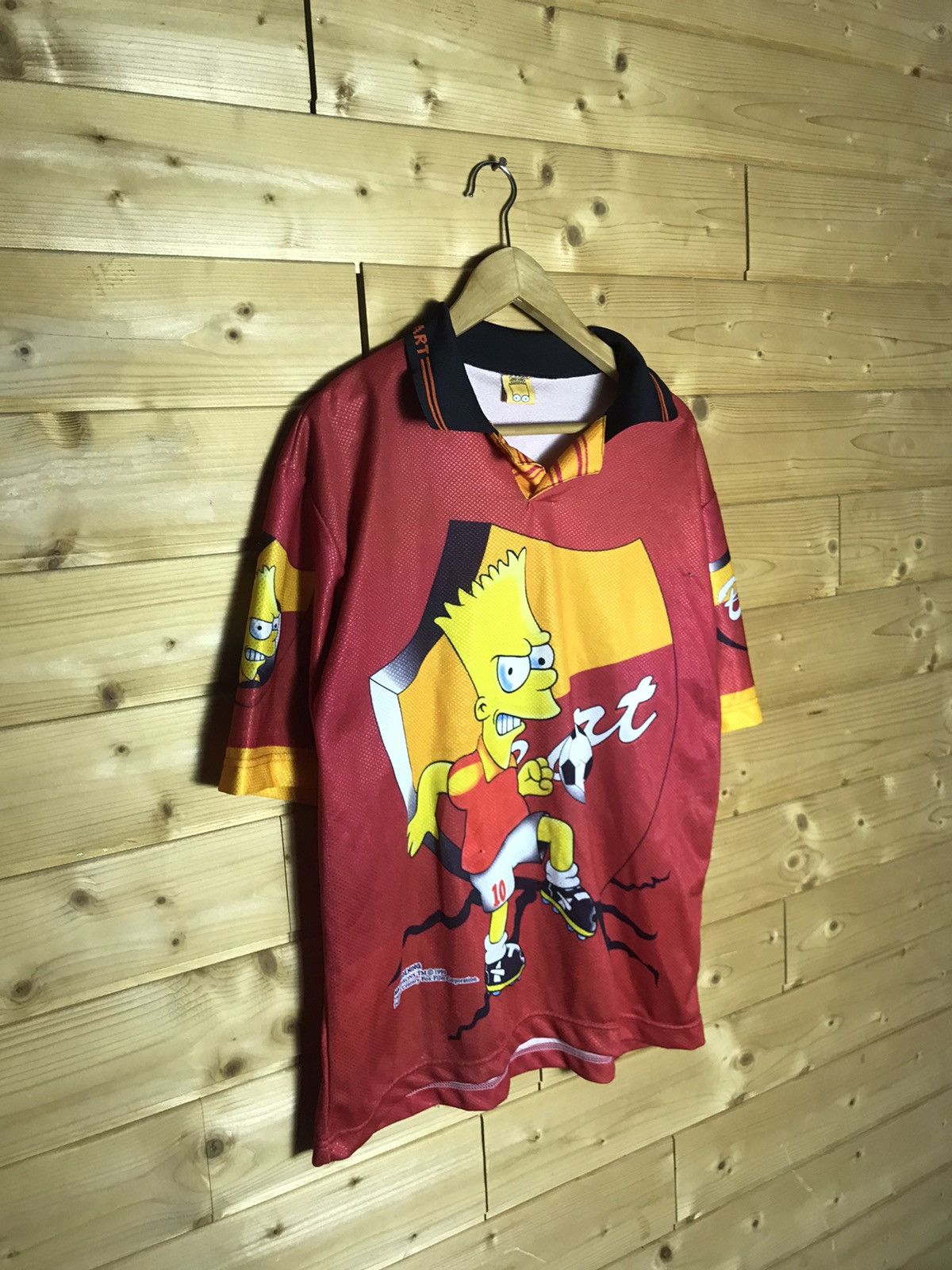 Vintage 1999 Vintage 90s The Simpson’s Bart over print shirt | Grailed