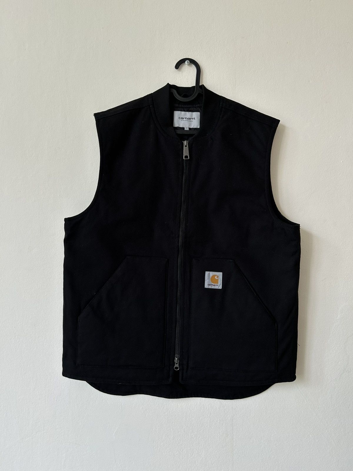 Vintage 🦍CARHARTT VINTAGE BOXY LOGO OLD MONEY VEST | Grailed