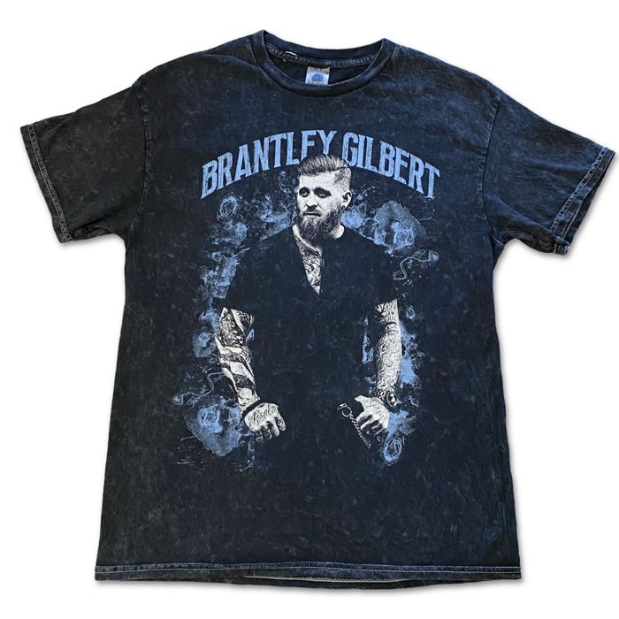 Band Tees Brantley Gilbert 2022 Colortone Double Sides Graphic T Shirt ...