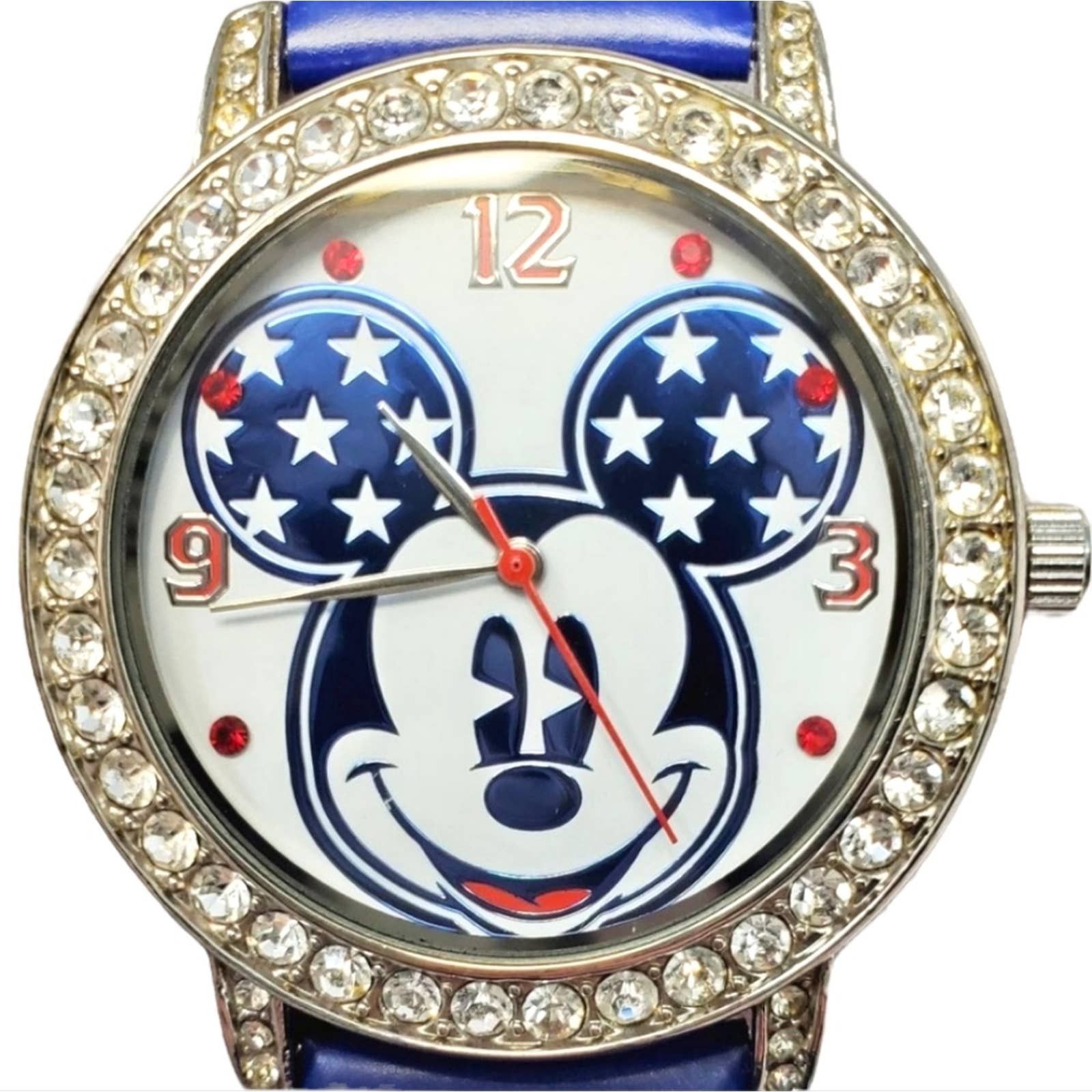 Disney Patriotic Disney Mickey Mouse Blue & White Star Watch | Grailed