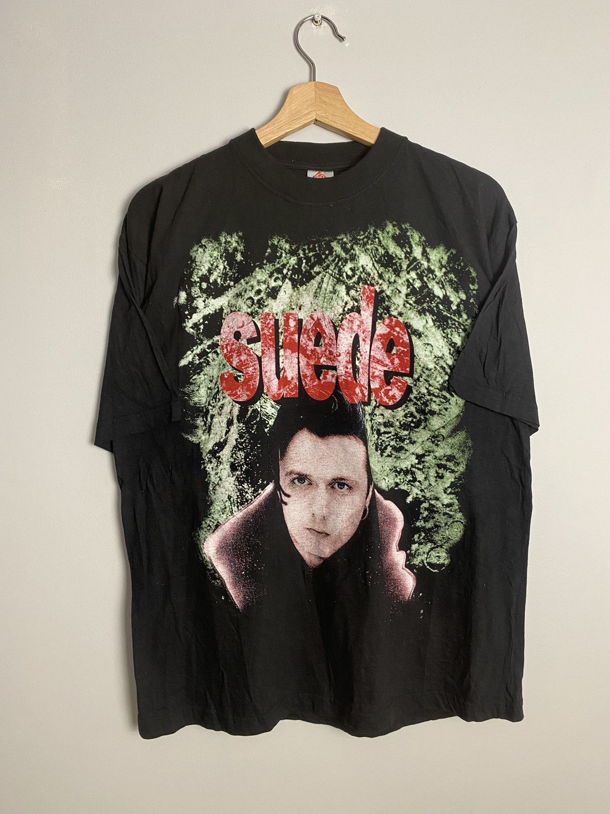 Band Tees × Very Rare × Vintage Rare Vintage 90s Suede Coming Up Brit ...