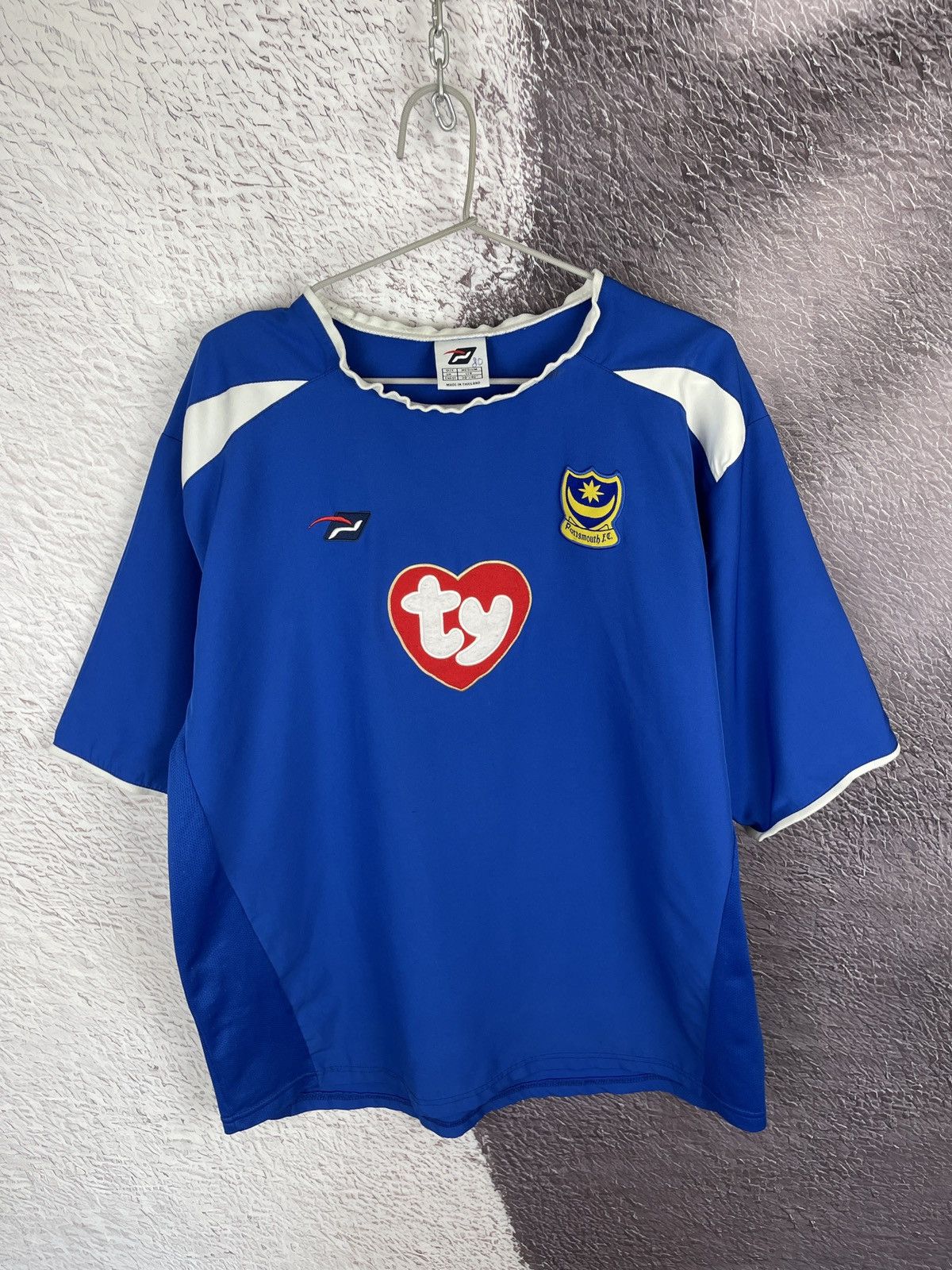 Soccer Jersey × Vintage Patrick Portsmouth 2003 2004 home soccer jersey ...