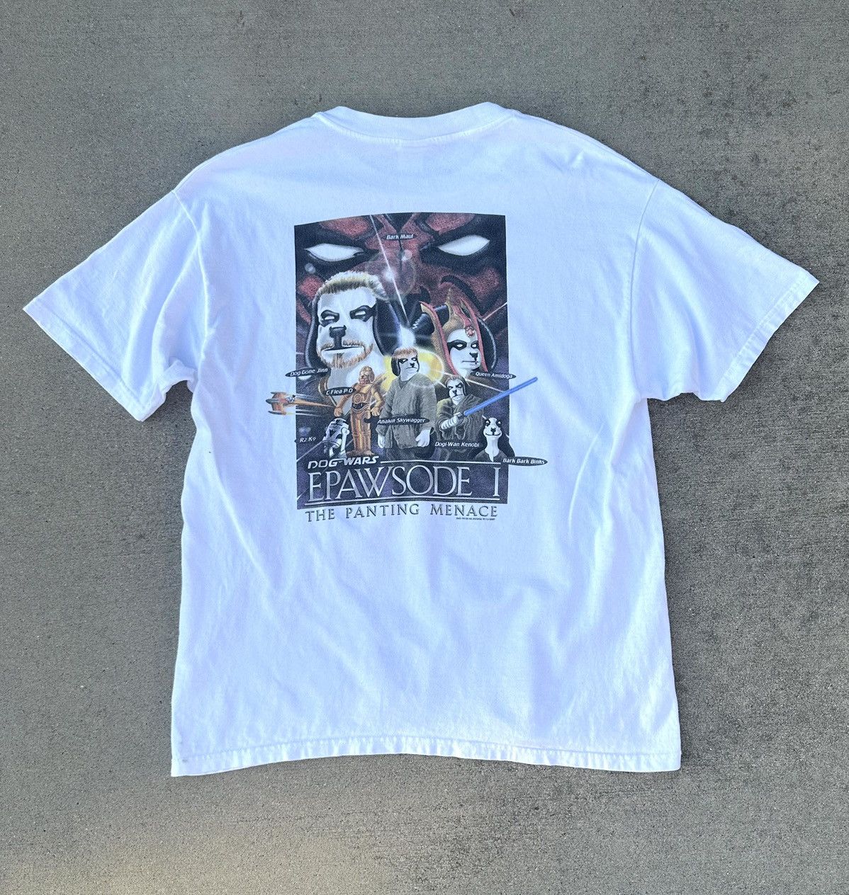 Vintage Vintage Star Wars Spoof Tee Shirt 90s Big Dogs Movie Funny ...