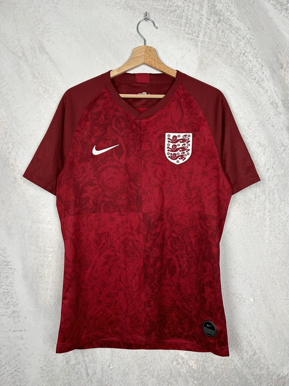 Nike × Soccer Jersey × Vintage England 2019/2020 Nike Away Soccer ...
