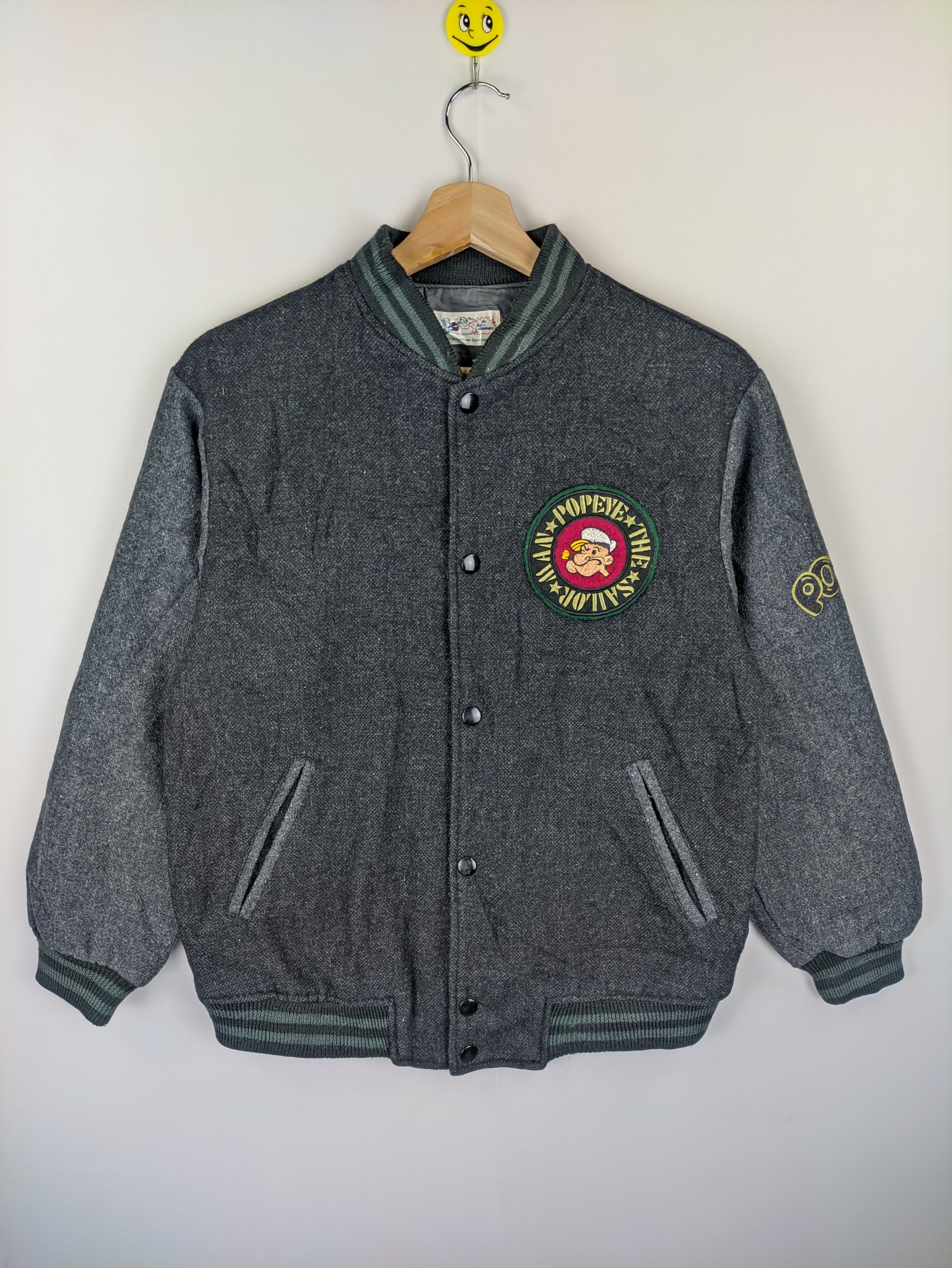 Kid × Varsity Jacket × Vintage Steals🔥Vintage Varsity Jacket Popeye for ...