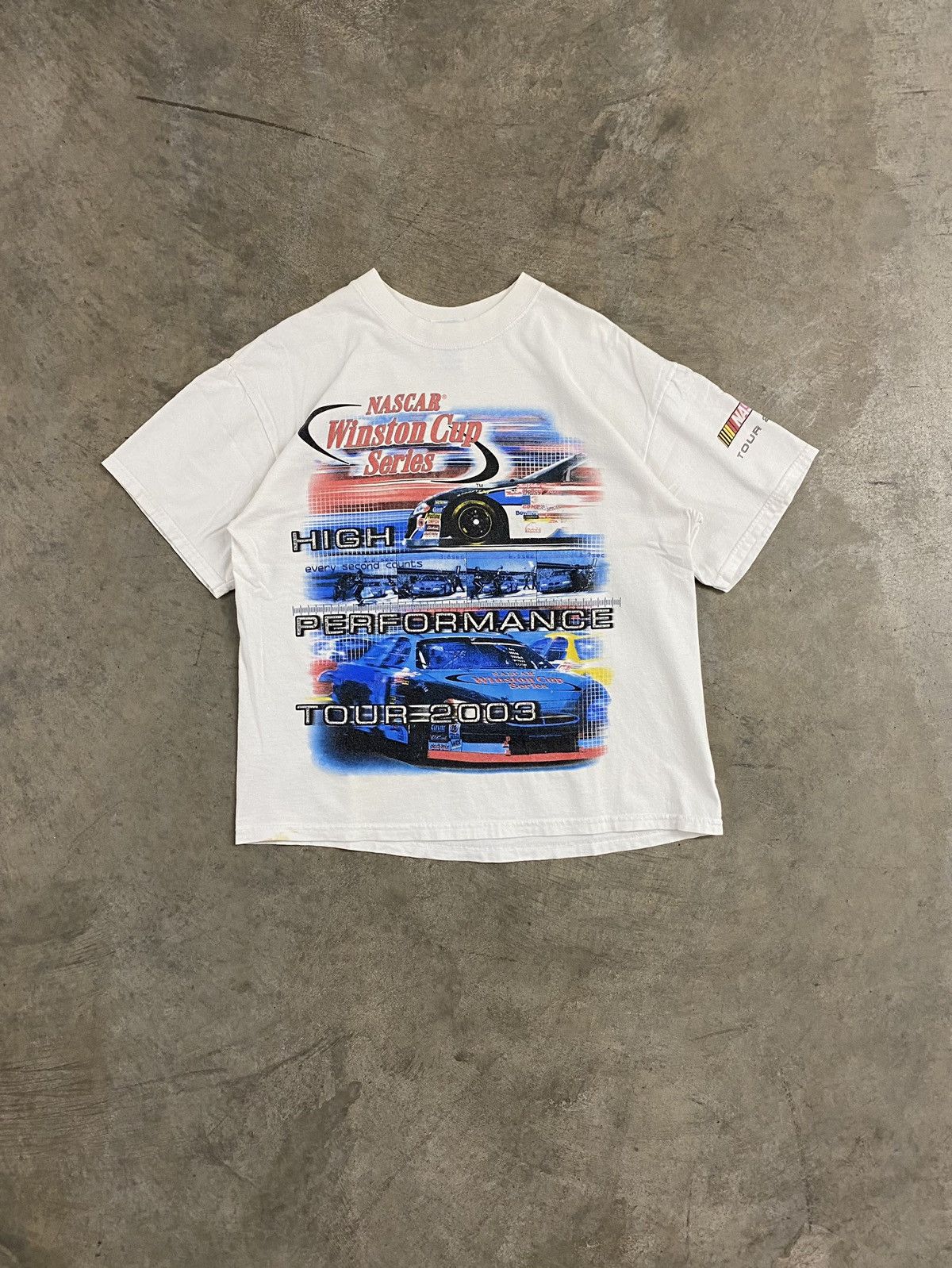NASCAR × Racing × Vintage Vintage Y2K Nascar Performance Tour Racing T ...