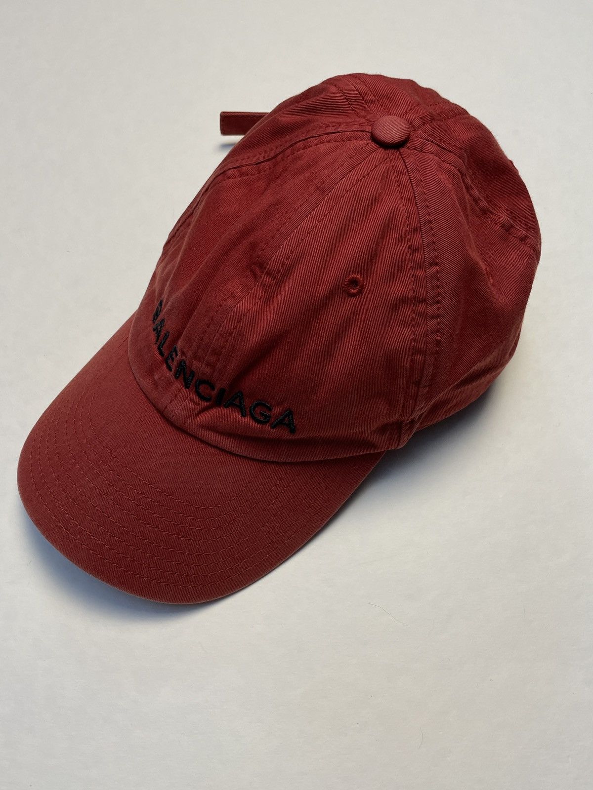 Balenciaga Balenciaga Distressed Embroidered Logo Cap | Grailed