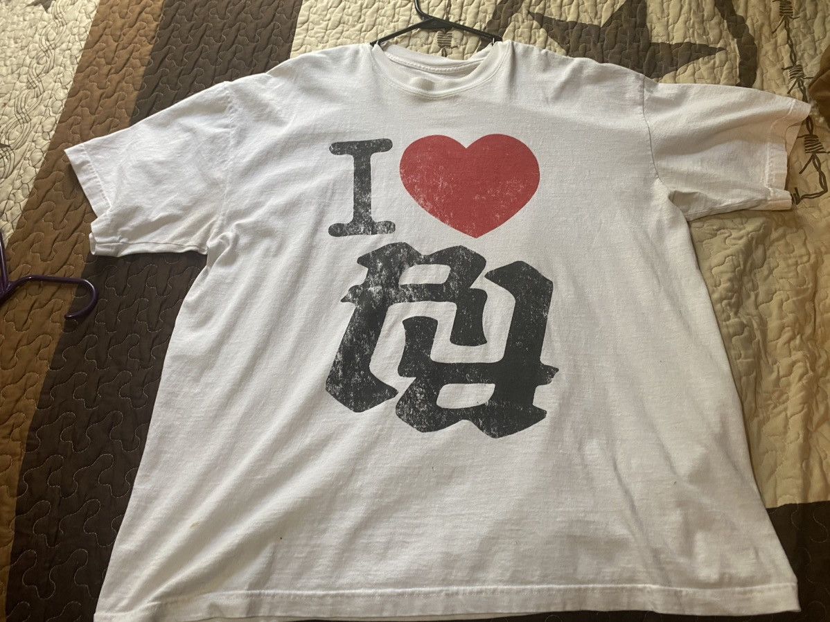 Streetwear Kankan i love RR t shirt white size XL | Grailed