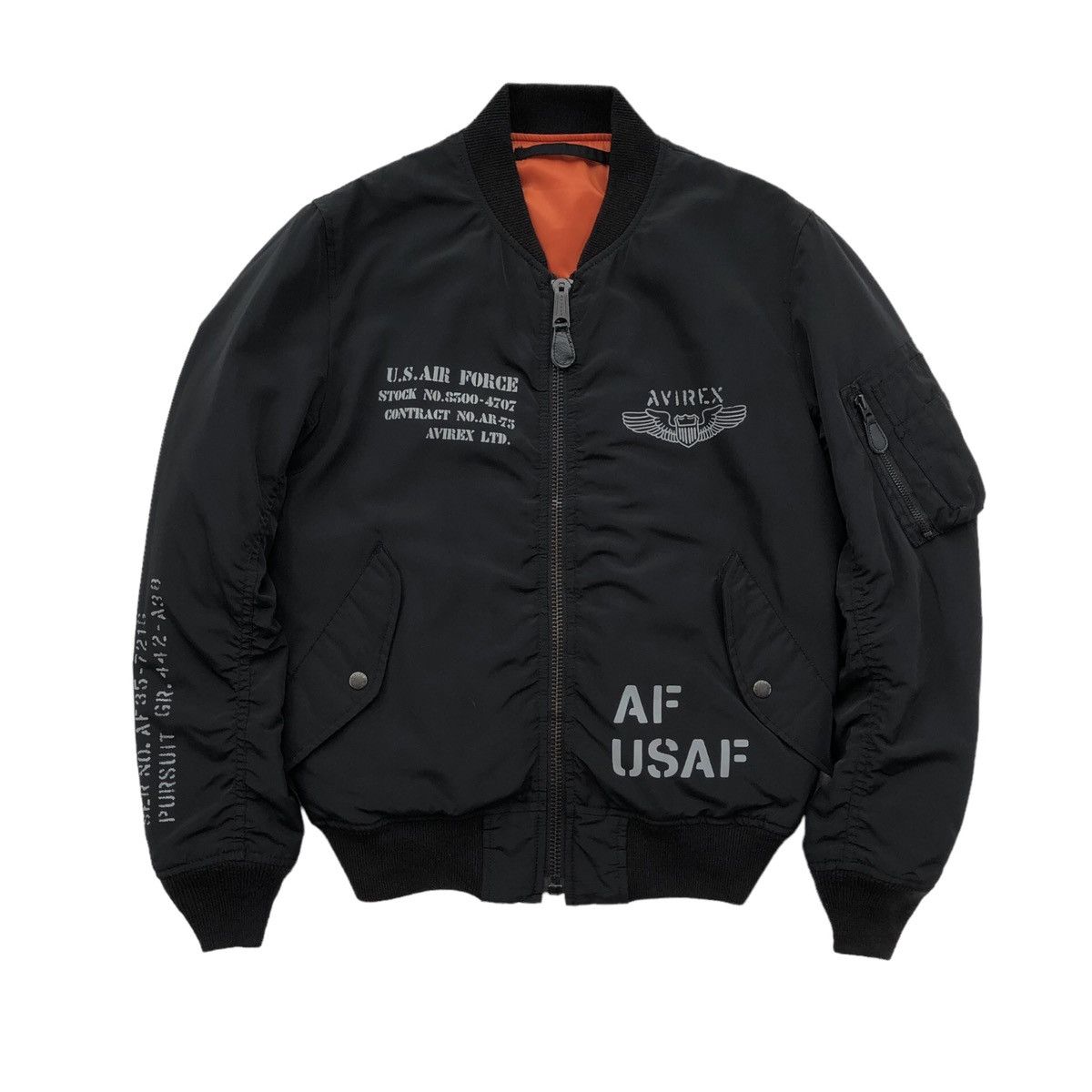 Avirex 🔥Avirex U.S.Air Force USAF Ma-1 Flight Bomber Jacket | Grailed