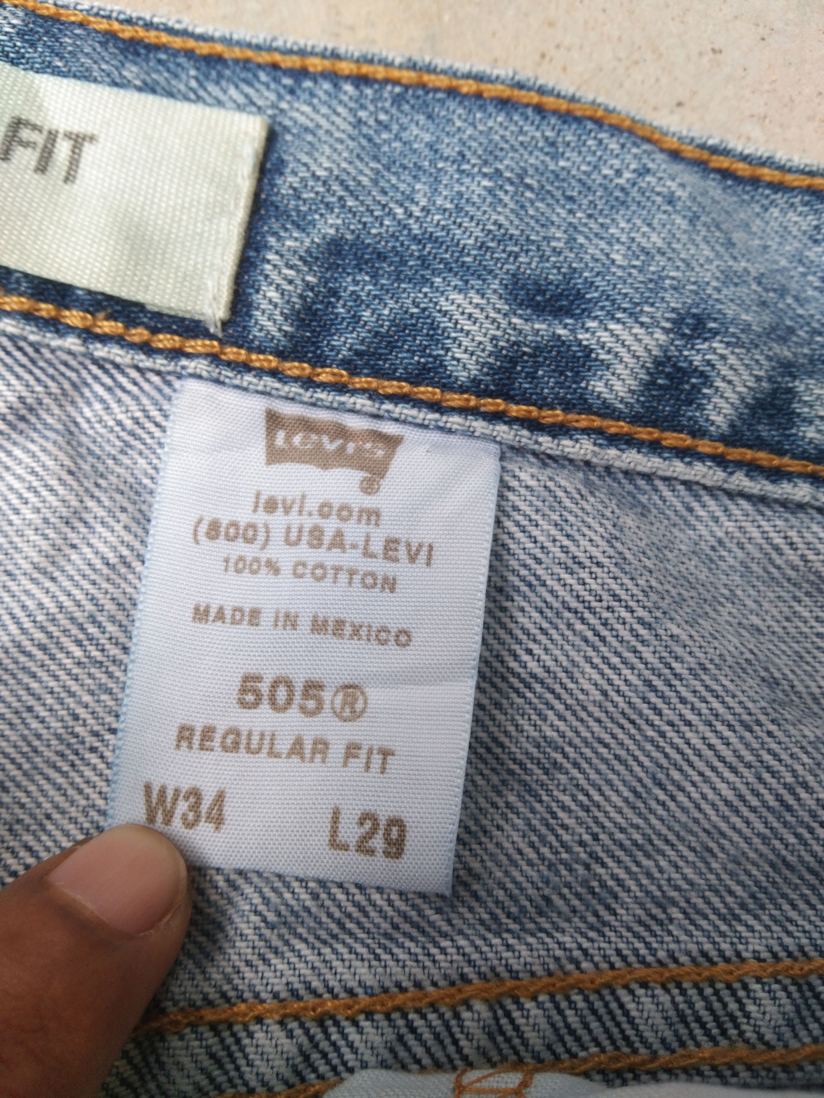 Vintage Vintage Levi's Jeans 505 Painter Distressed Denim | Grailed