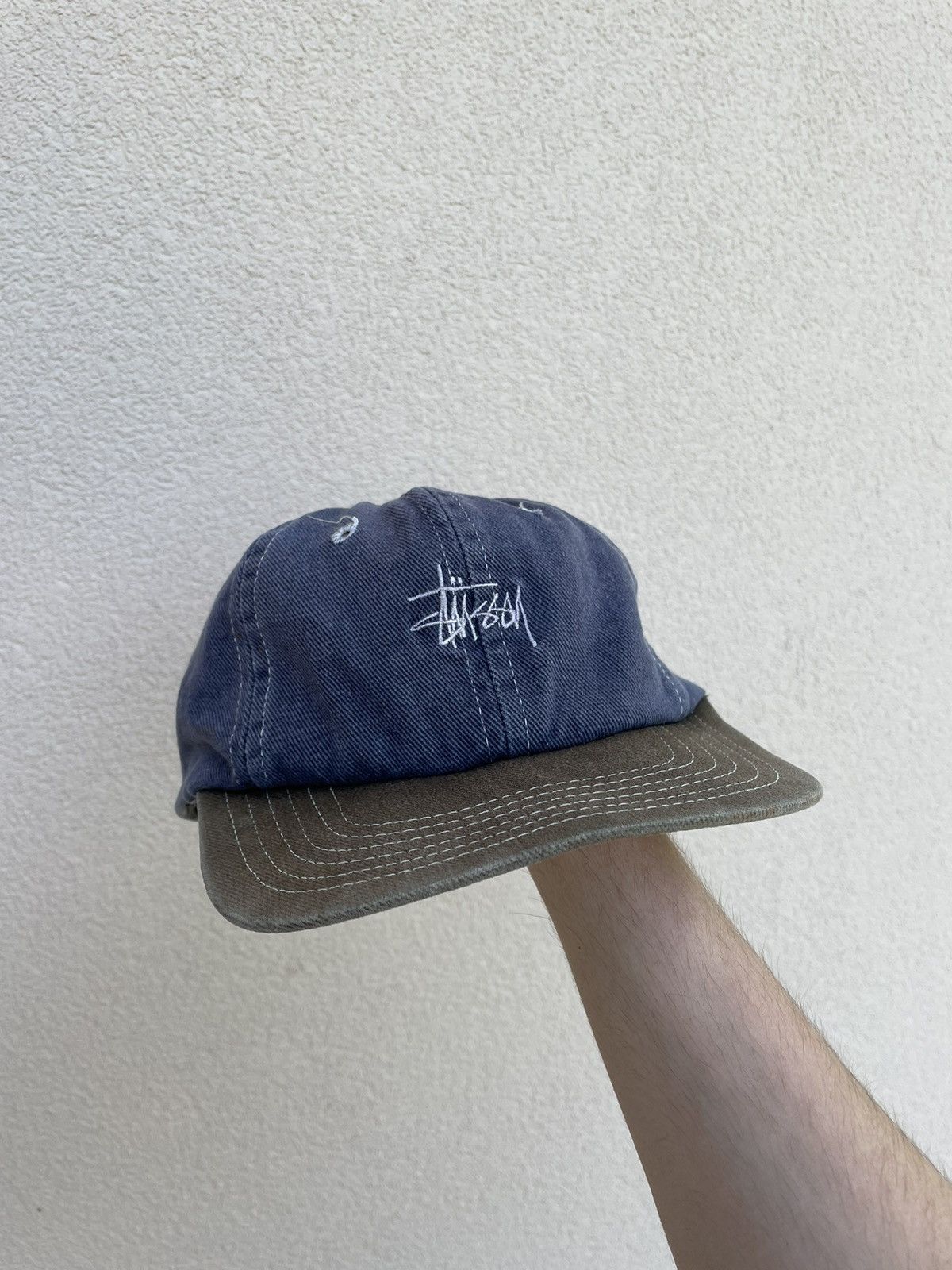 Vintage RARE Vintage 90s Archival Stussy Faded Cap Hat Snapback | Grailed