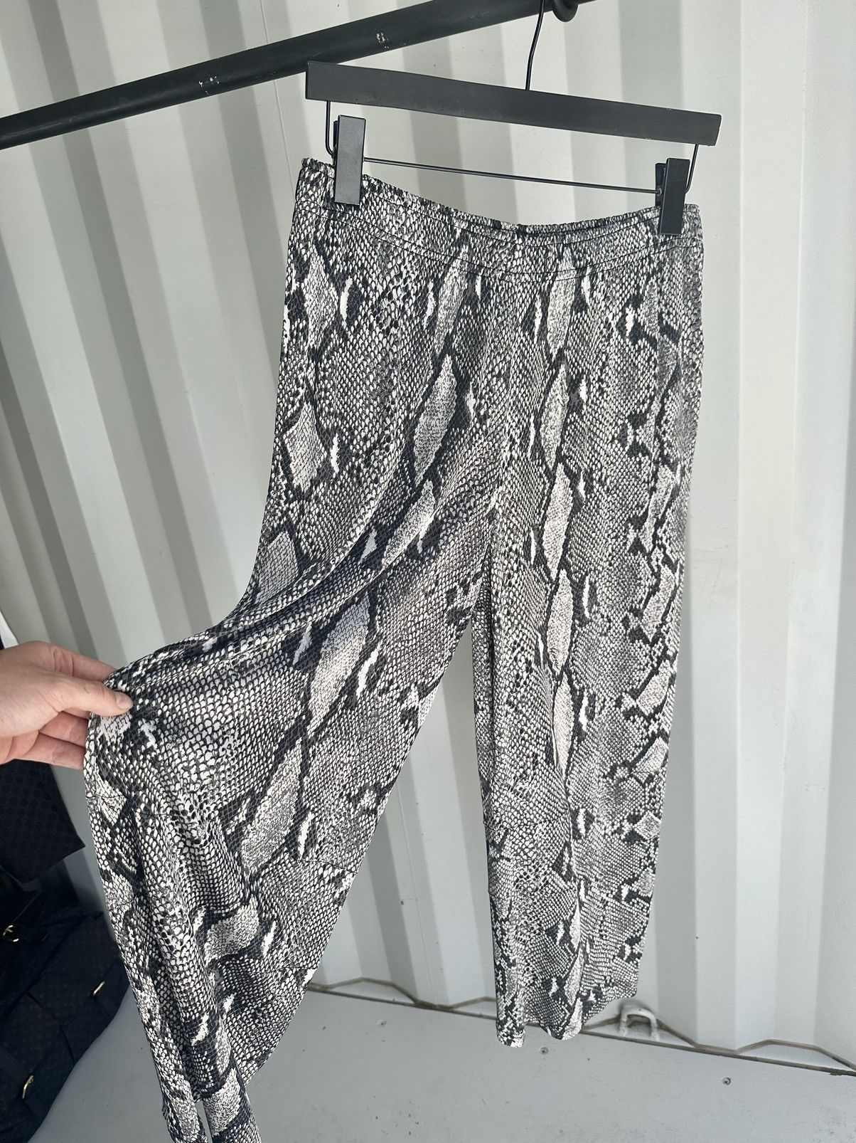 Gucci × Tom Ford Python Print Wide Leg Pants | Grailed